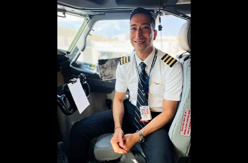 Childhood trips to India led First Officer Arish K. to Aviate | United ...